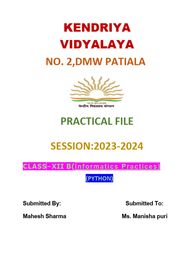 Ankit Class 12 Practical File | PDF | Sql | Table (Database) Ankit Class 12 Practical File | PDF | Sql | Table (Database)