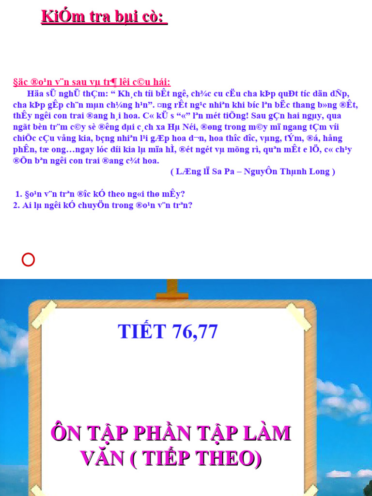 Bai 15 On Tap TLV Tiep Theo | PDF