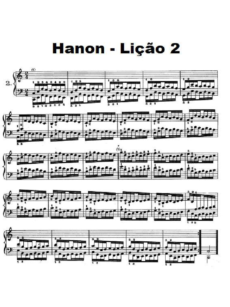 Hanon 2 | PDF