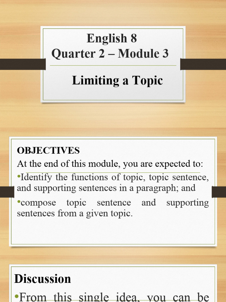 English 8 Quarter 2 Module 3 | Download Free PDF | Sentence ...