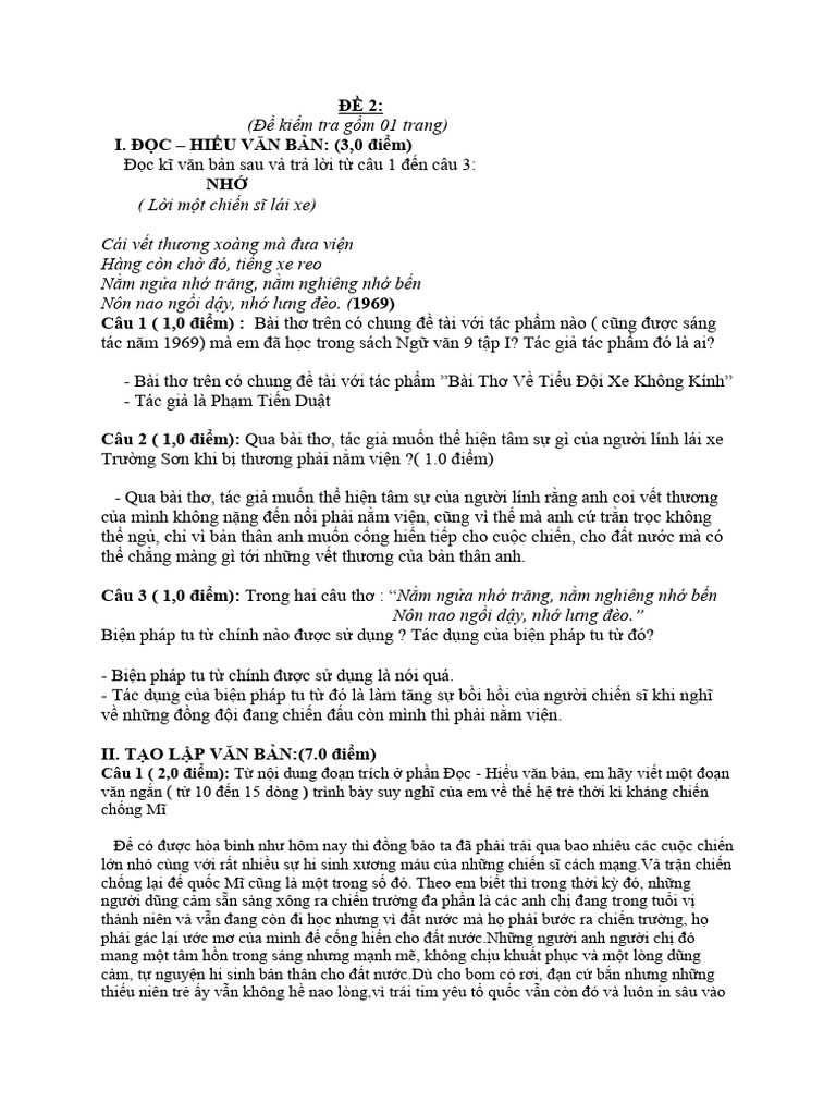 Đề cương GHK- tổ 3 | PDF