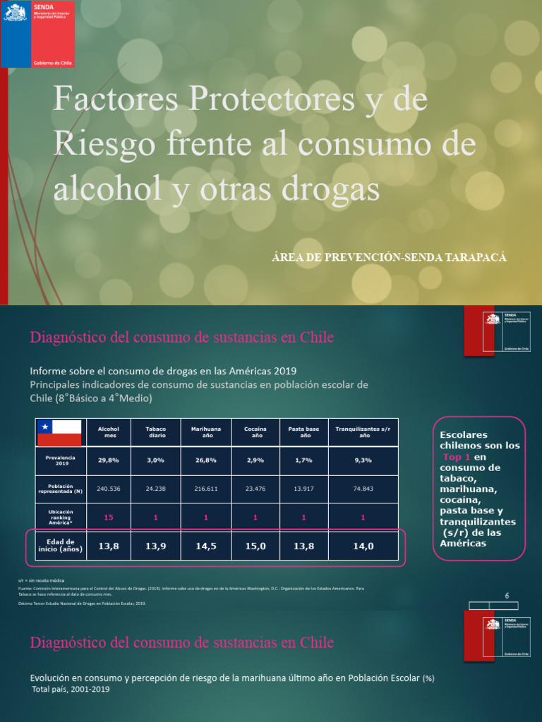 Factores Protectores y de Riesgos para El Consumo de Alcohol y Drogas ...