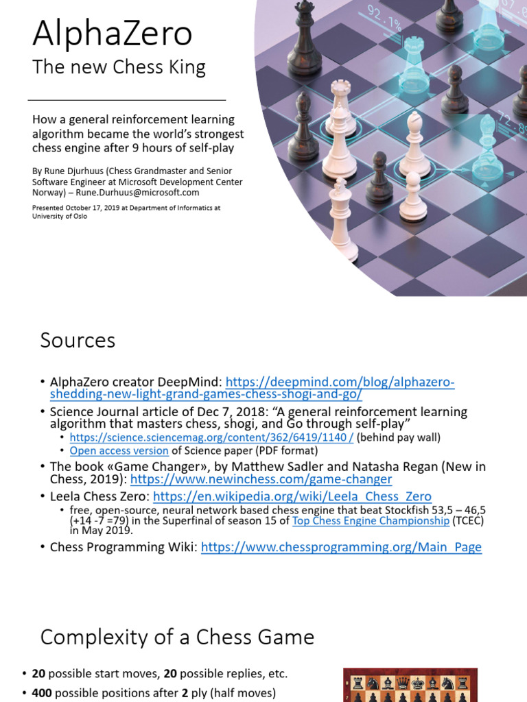 Alphazero - The New Chess King - Ver2019uio | PDF | Artificial Neural Network | Chess