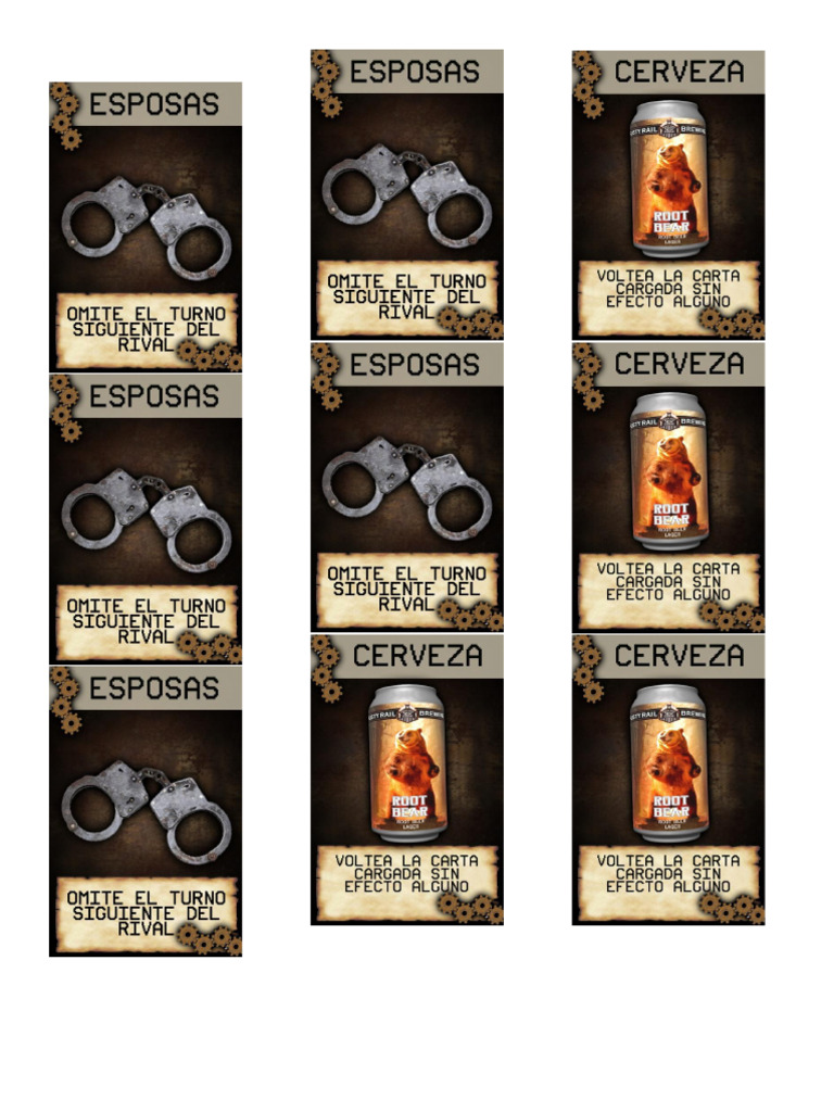 Juego de Mesa Buckshot Roulette | PDF