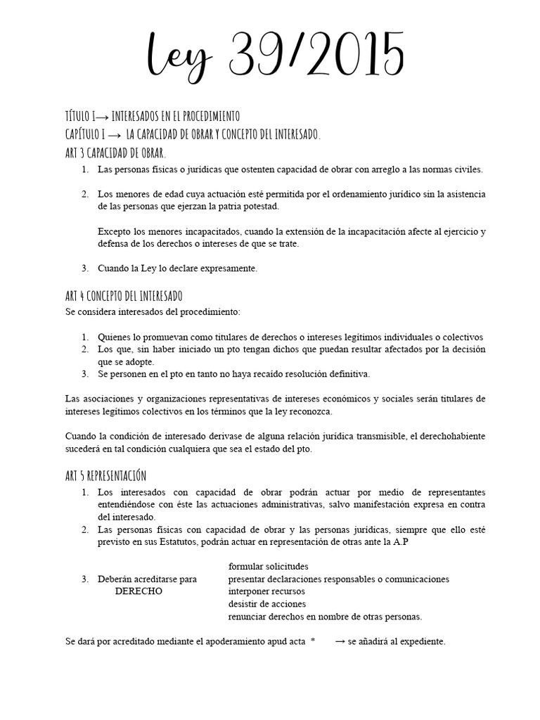 Ley 39 - 2015 | PDF | Justicia | Crimen y violencia