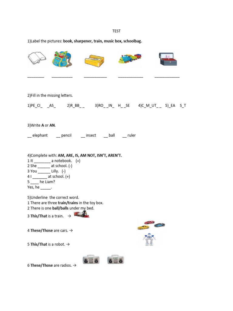 Test Unit 1 and 2 | PDF