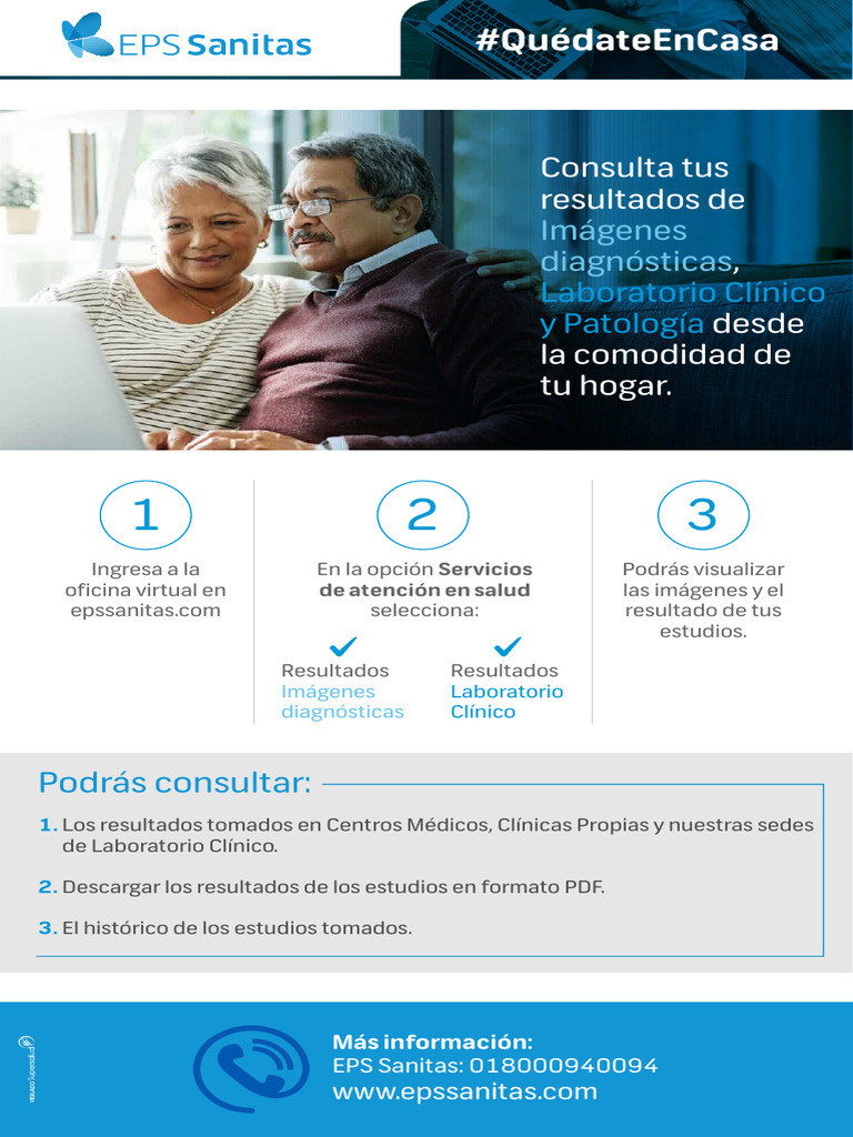 Consulta Resultados Imagenes Diagnosticas EPS Sanitas | PDF