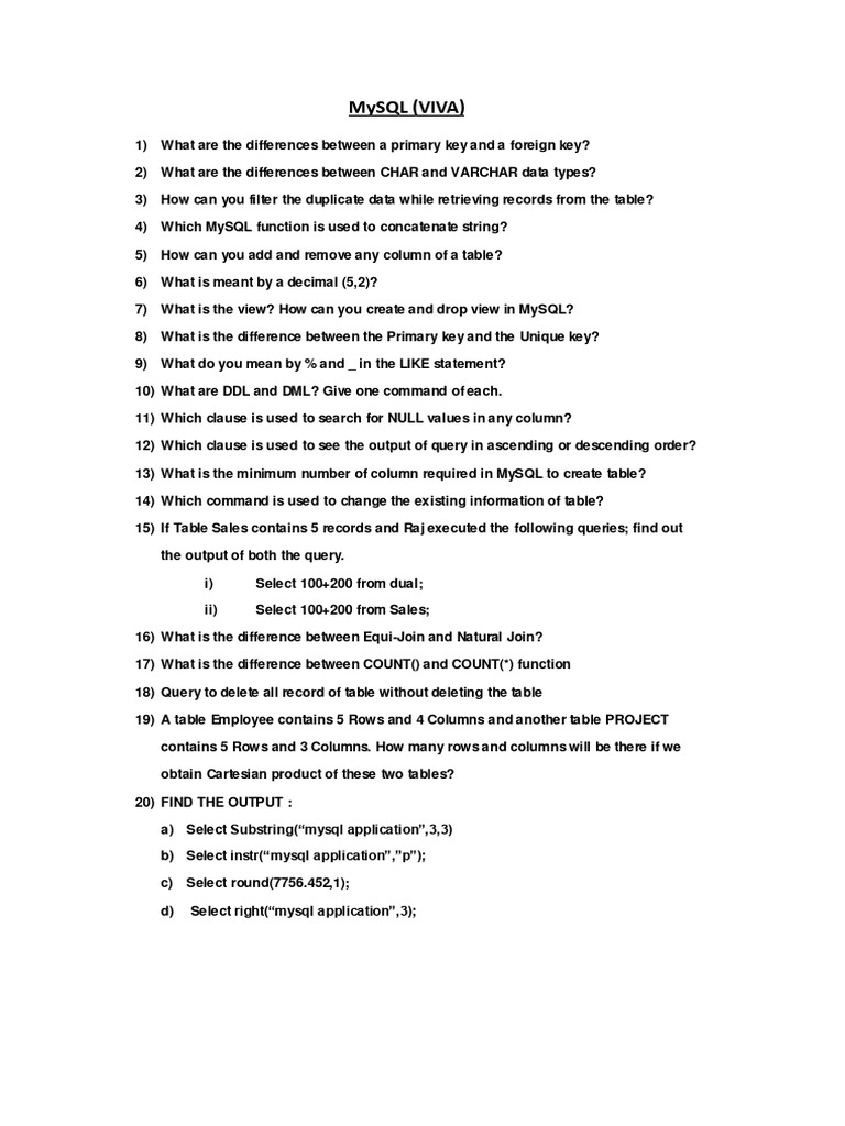 MySQL & Tech Concepts for Students | PDF | Network Topology | Computer ...