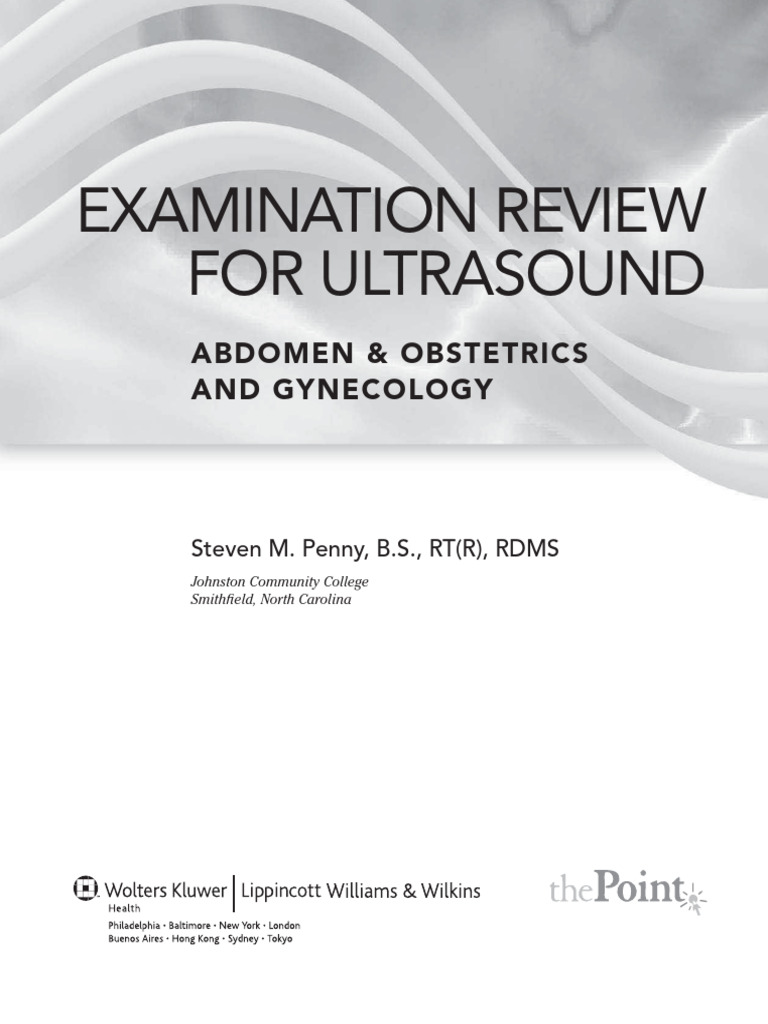Frontmatter | PDF | Medical Ultrasound | Abdomen