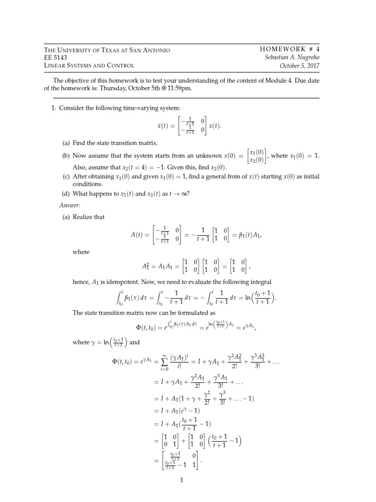 Homework4 Sebastian | Download Free PDF | Mathematical Concepts | Functions And Mappings