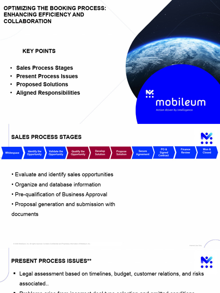 Booking Process Outline - Revised | PDF | Sales | Business