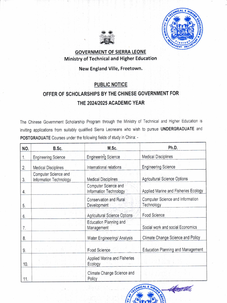 Chinese Advert 2024_2025 | PDF | Bachelor's Degree | Bachelor Of Science