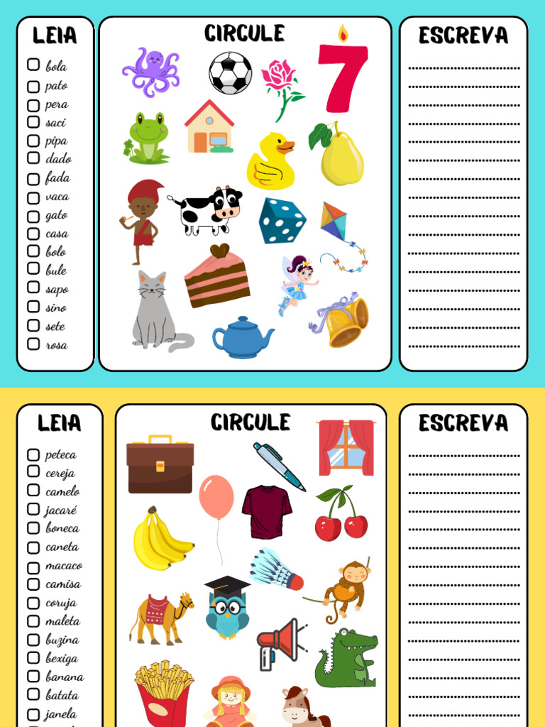 Leia, Circule, Escreva (Cursiva) | PDF | Organismos