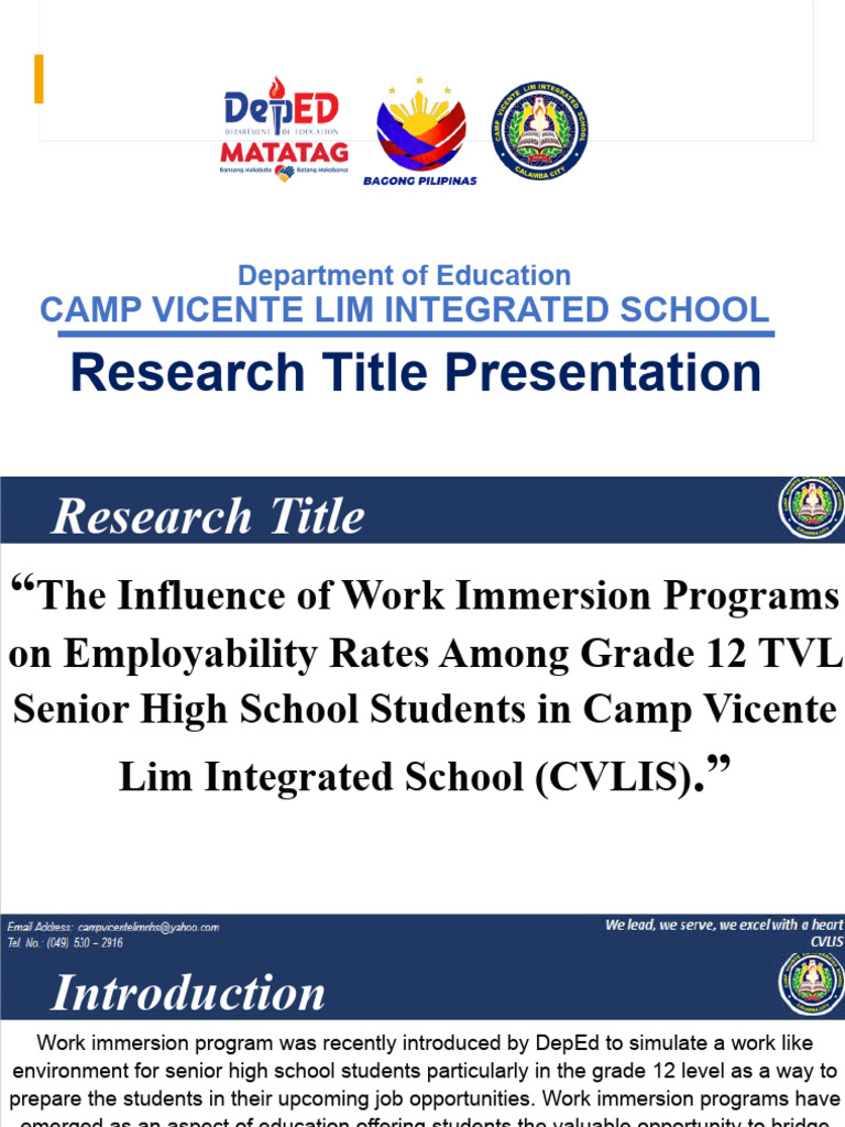 G3 1st TITLE FINAL | PDF | Learning | Cognition