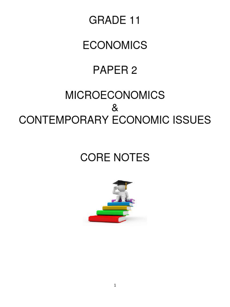 GRADE 11 Core Notes Paper 2 2022 | PDF | Monopoly | Oligopoly