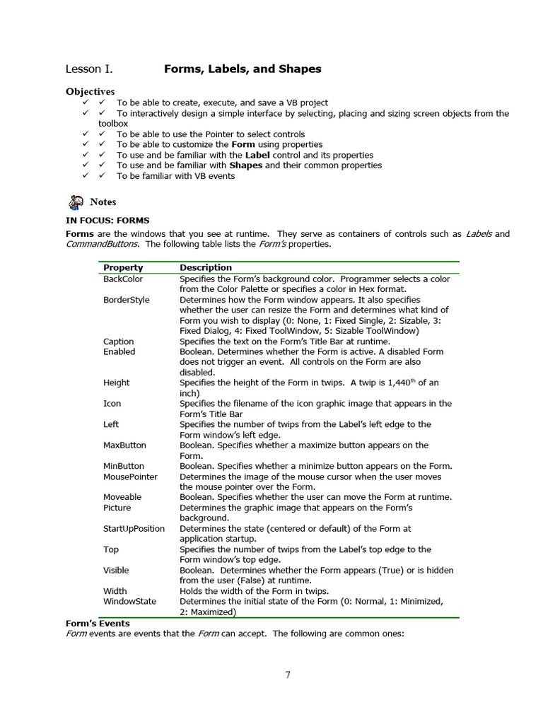 Lesson I | PDF | Window (Computing) | Cursor (User Interface)