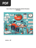 Pomodoro Technique Cheat Sheet by Nate | PDF | Career & Growth | Business