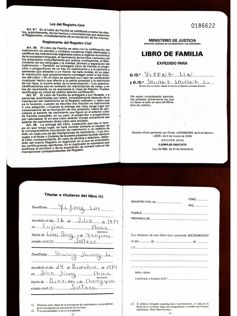 Libro de Familia | PDF