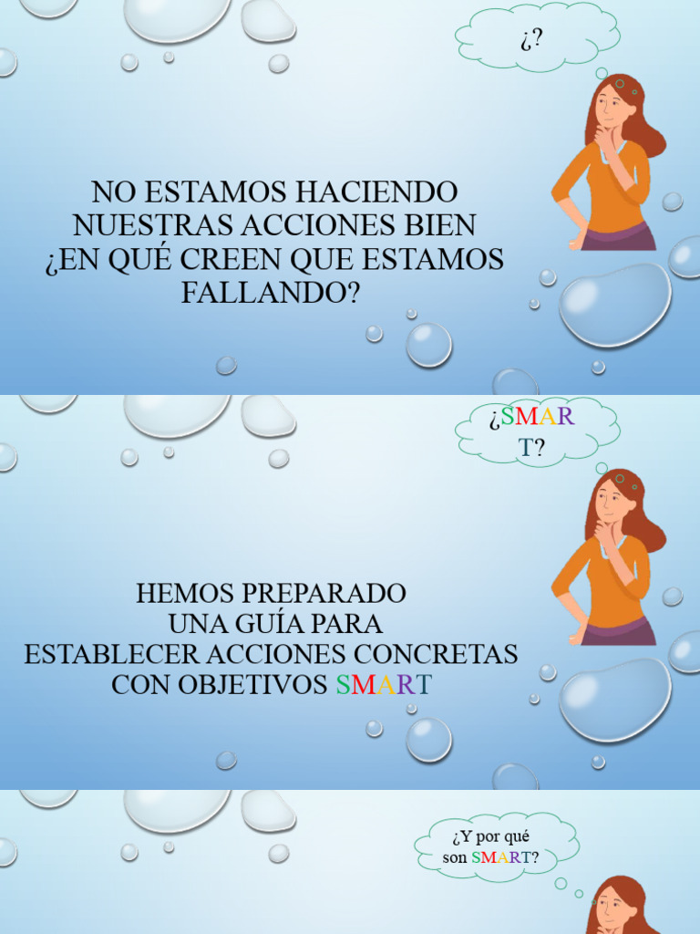 Guía para Establecer Objetivos SMART | PDF