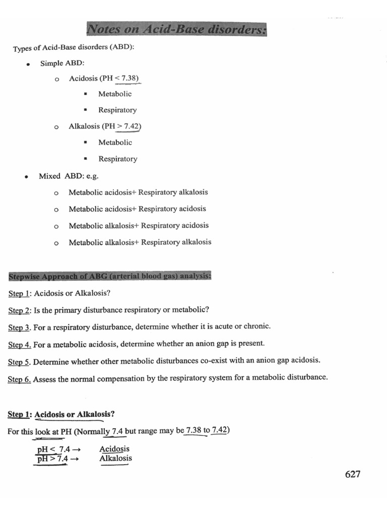 Acid Base Flowchart | PDF