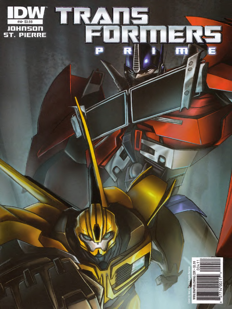 04 - Prime #4 (2010-10) (SEGoat-DCP) | PDF | Transformers (Franchise) | Idw Publishing