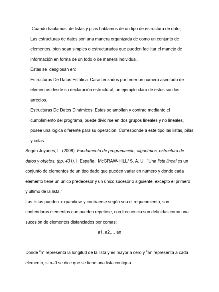 Pila | PDF | Desarrollo de software | Matemáticas Aplicadas