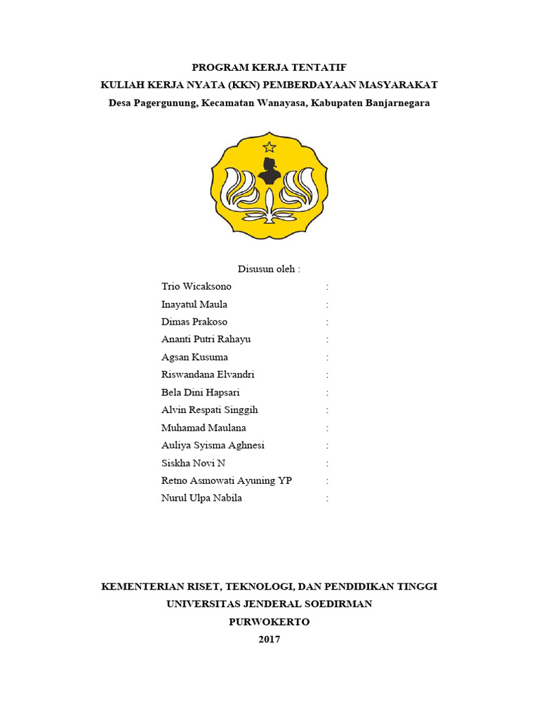 Proker Tentatif New | PDF | Kesehatan Holistik