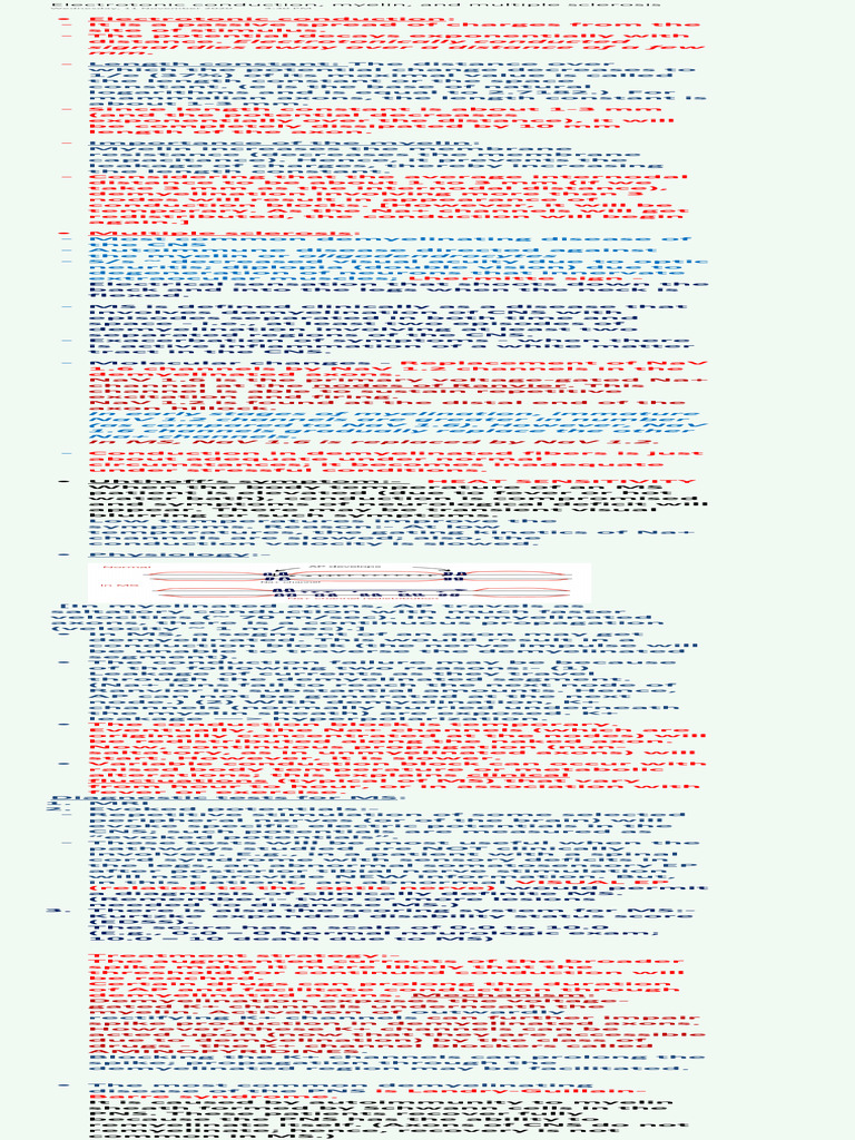 Electrotonic Conduction, Myelin, and Multiple Sclerosis | PDF | Myelin ...