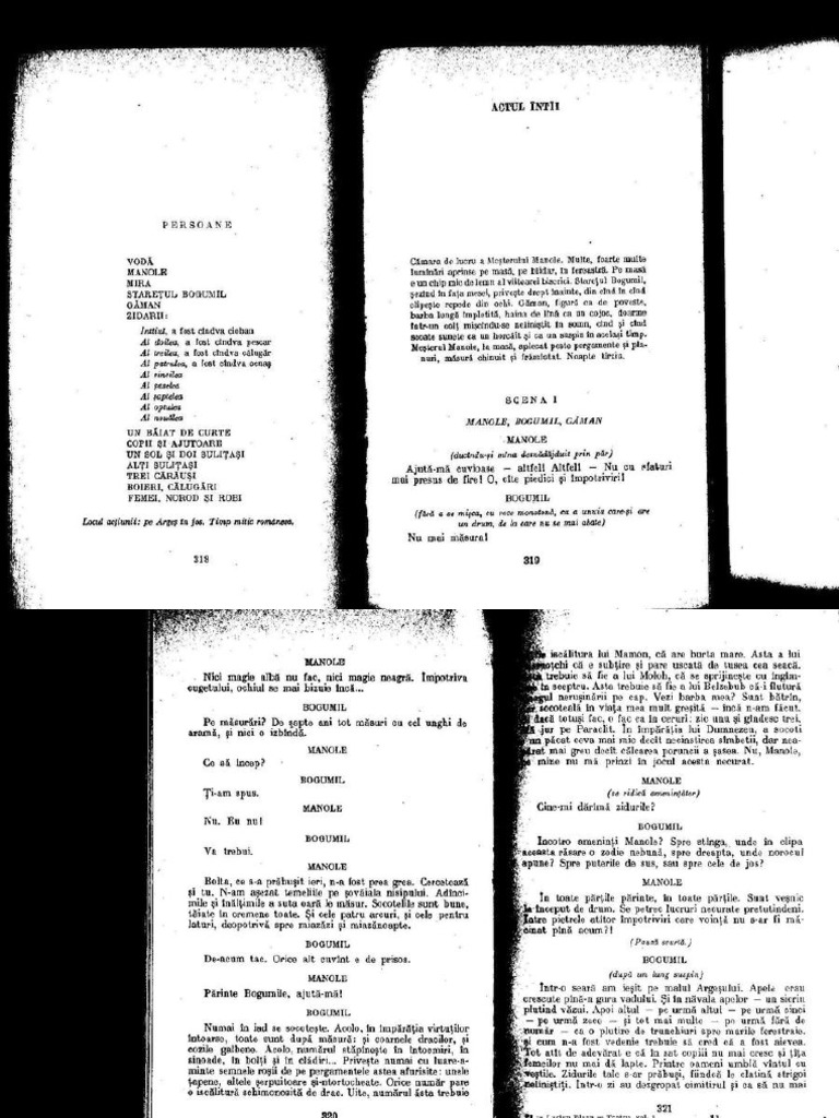 Lucian Blaga Mesterul Manole 3 PDF Free | PDF