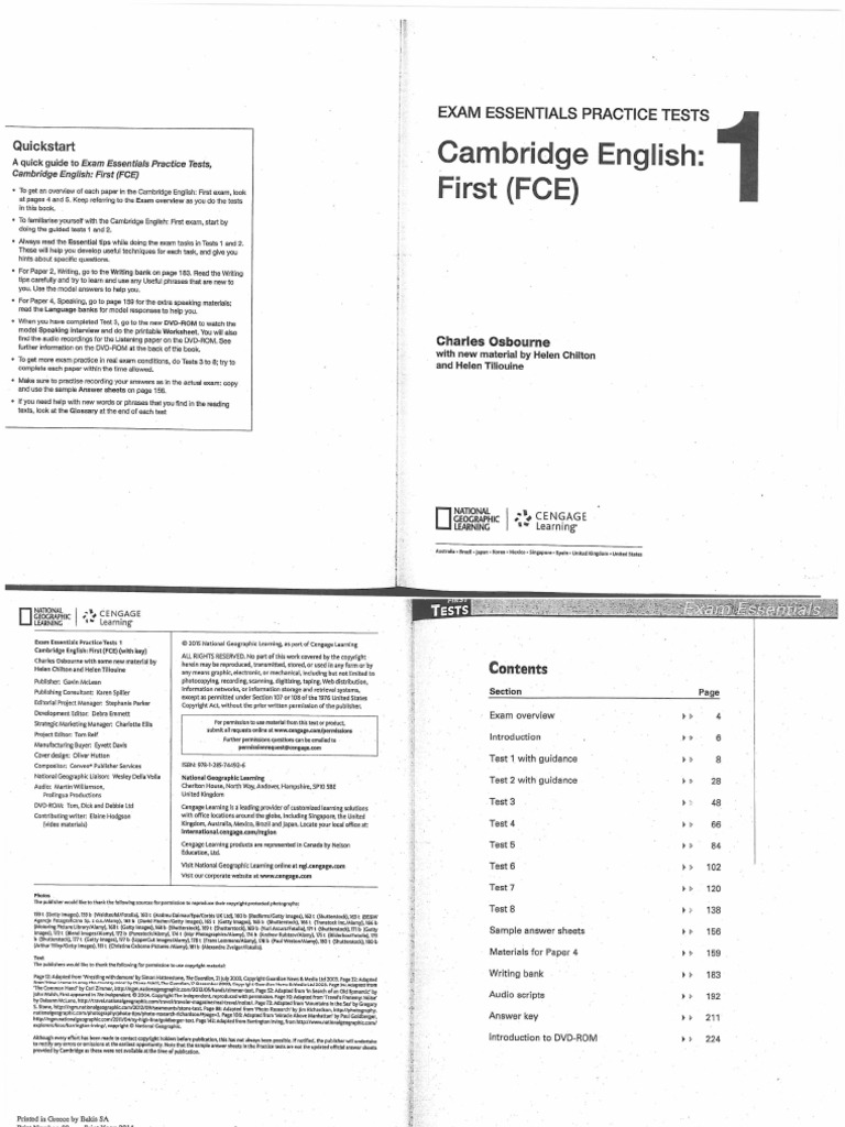 Exams - Fce 2 | PDF