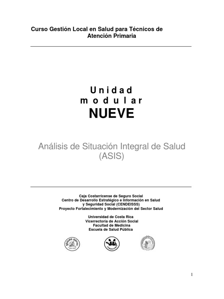 Modulo Asis | PDF | Sociedad | Pobreza