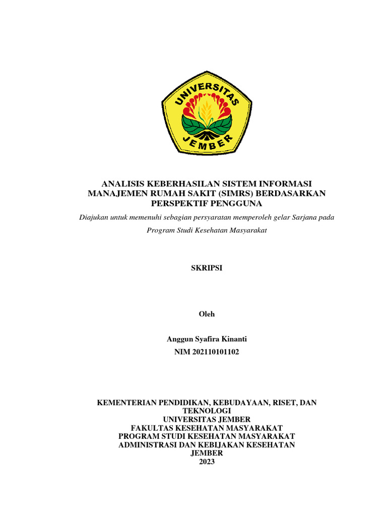 PROPOSAL PERMOHONAN PENGAMBILAN DATA AWAL PENELITIAN ANGGUN RS Newww | PDF PROPOSAL PERMOHONAN PENGAMBILAN DATA AWAL PENELITIAN ANGGUN RS Newww | PDF