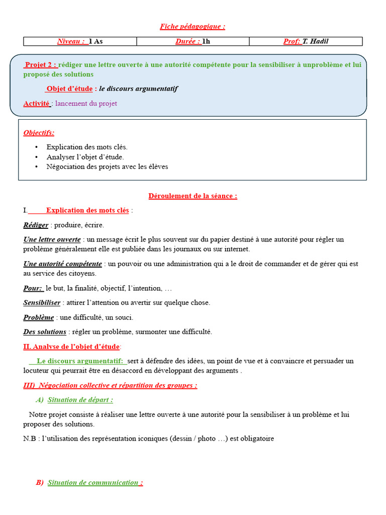 Document (9) Lancement 1as Lettre Ouverte | PDF