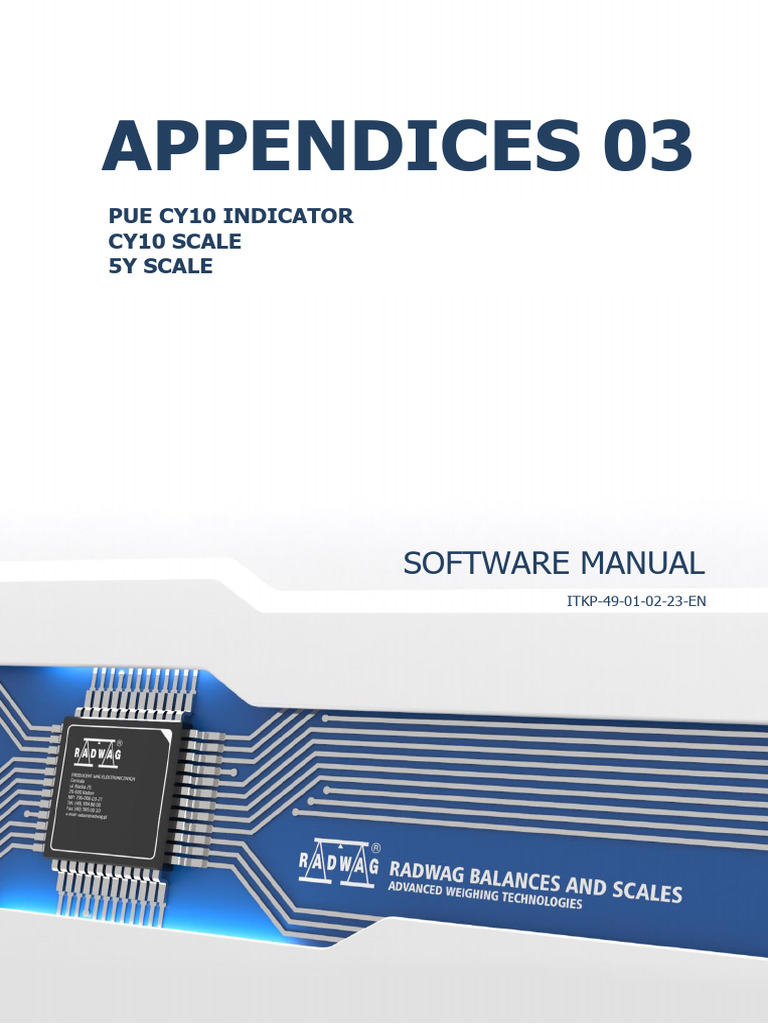 APPENDICES 03 Software Manual | PDF | Barcode | Density