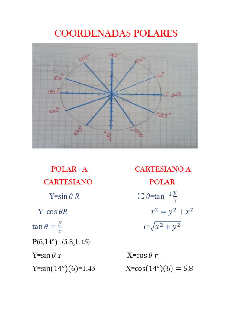 Coordenadas Polares | PDF