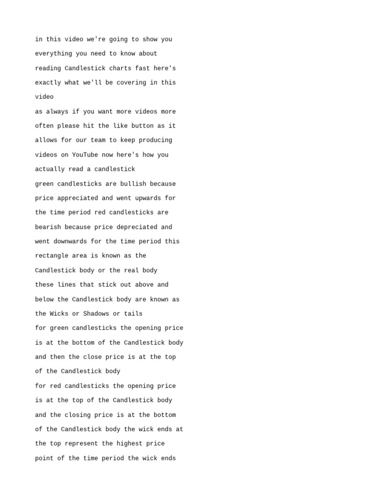 (English (Auto-Generated) ) How To Read Candlestick Charts FAST ... (English (Auto-Generated) ) How To Read Candlestick Charts FAST ...