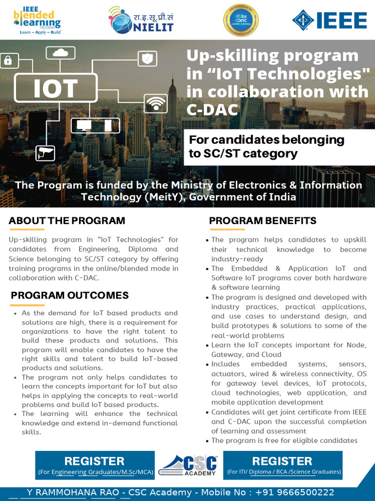 DTE IoT Upskill Program | PDF | Internet Of Things | Computer Science