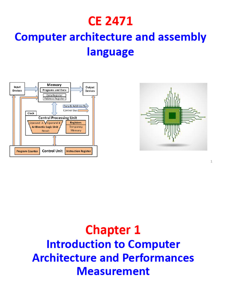 Introduction to Computer Architecture and Performance Measurement | PDF | Central Processing ...