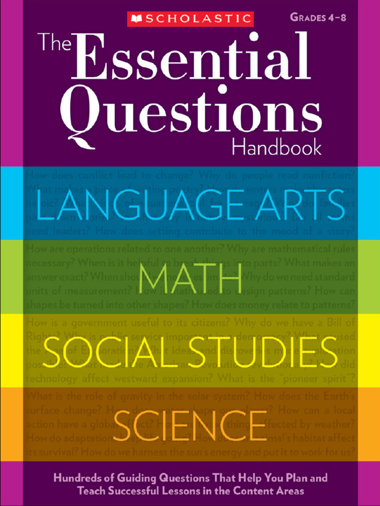 Essential Questions Handbook | PDF | Earth Sciences | Water Cycle