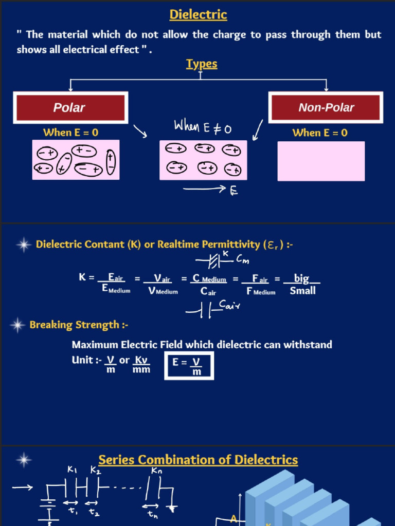 Dielectric, Combination of Dielectric | PDF