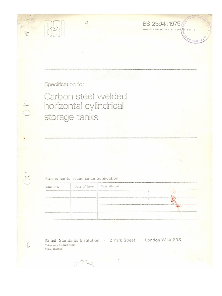BS 2594 - 1975 | PDF