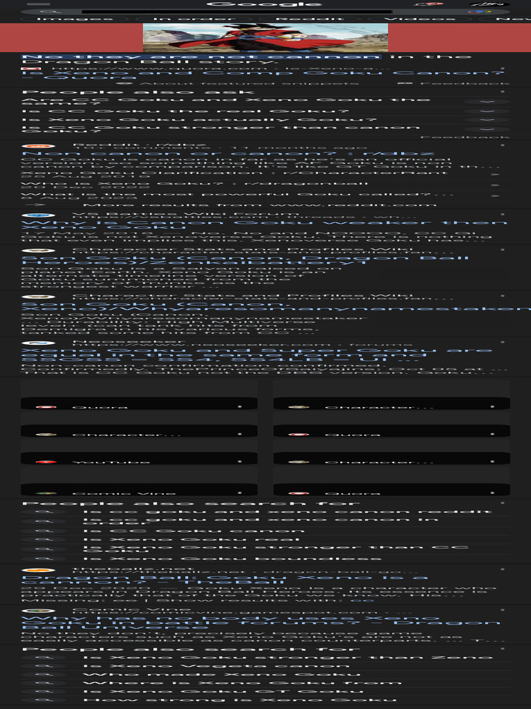 Is CC Goku and Xeno Canon - Google Search | PDF | Dragon Ball