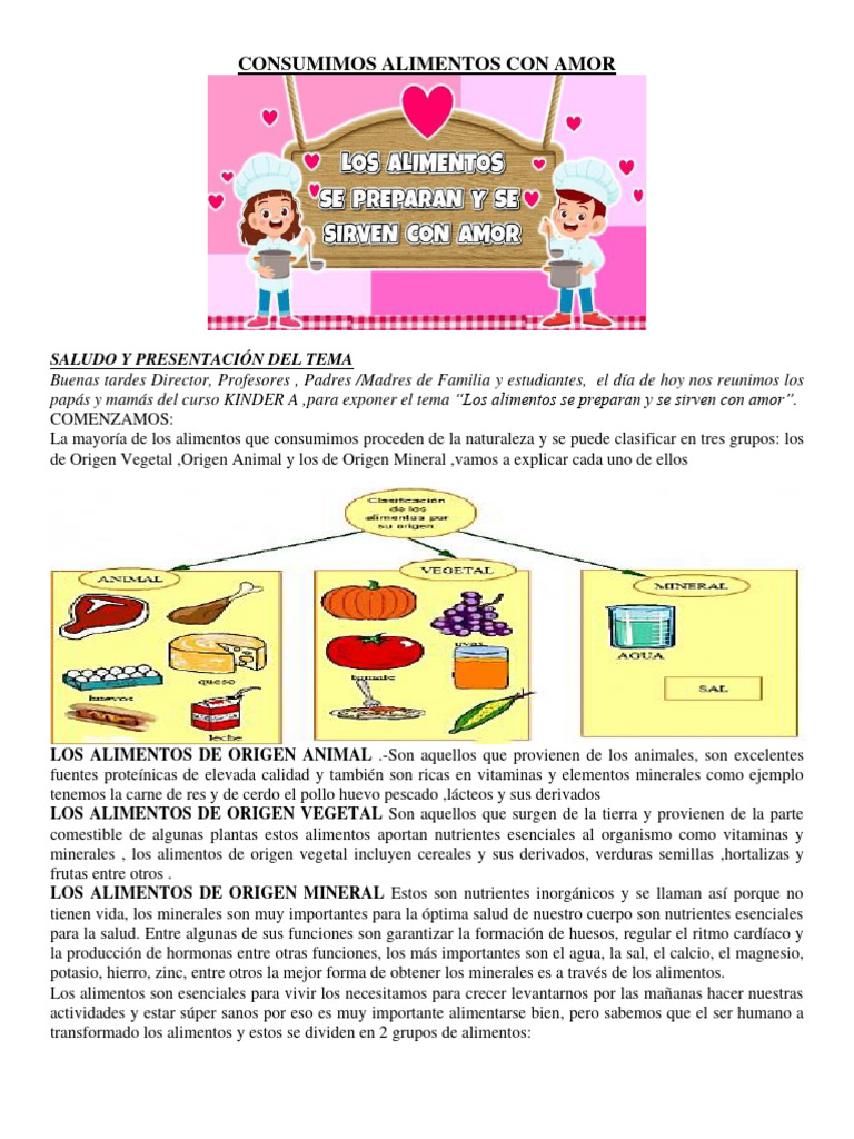 Alimentos Con Amor | PDF | Alimentos | Comida chatarra
