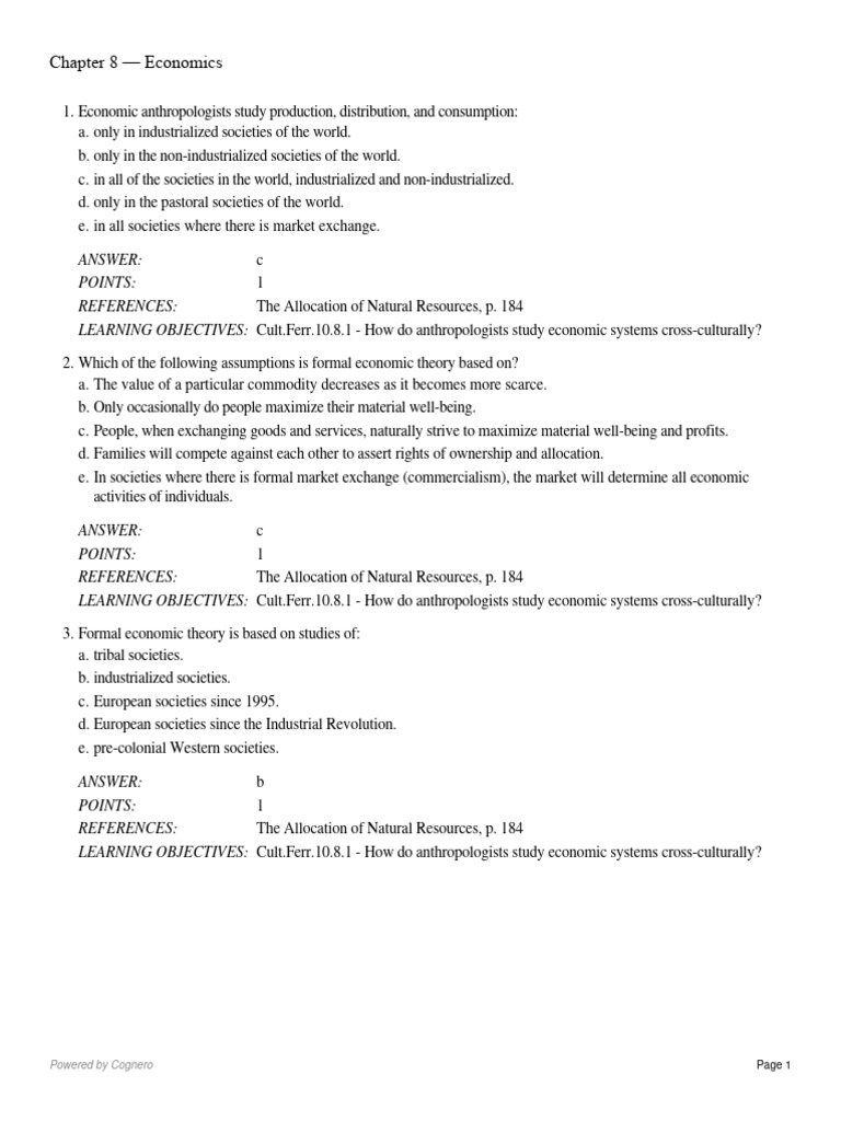 Chapter 8 14 Economics | PDF | Market (Economics) | Globalization