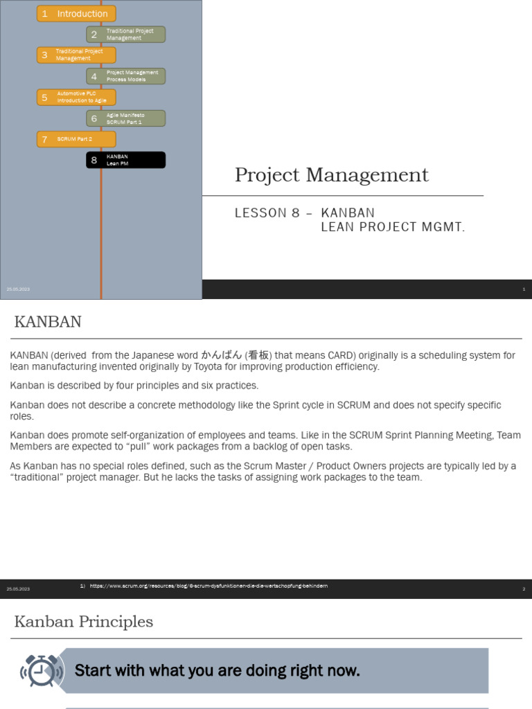 PM8 - Kanban | PDF