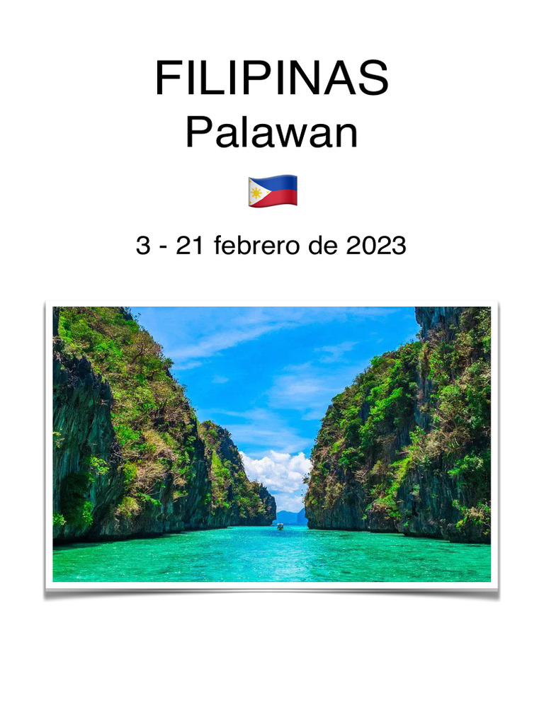 Filipinas Palawan | PDF | Buceo bajo el agua | Bucear