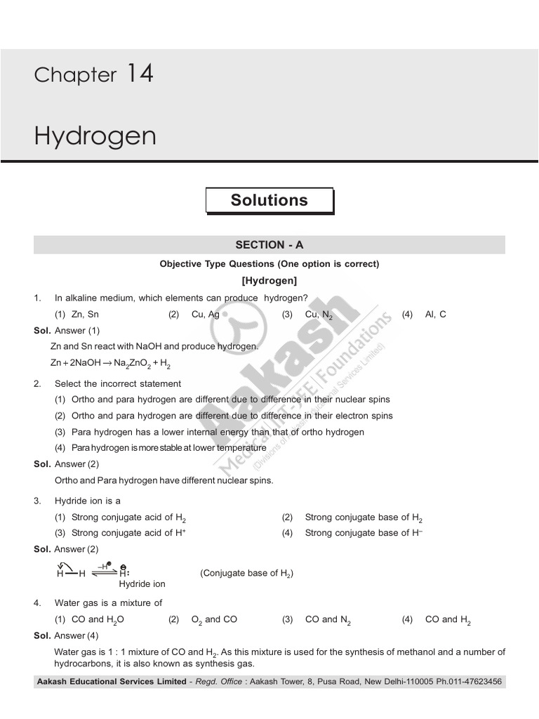Hydrogen | PDF
