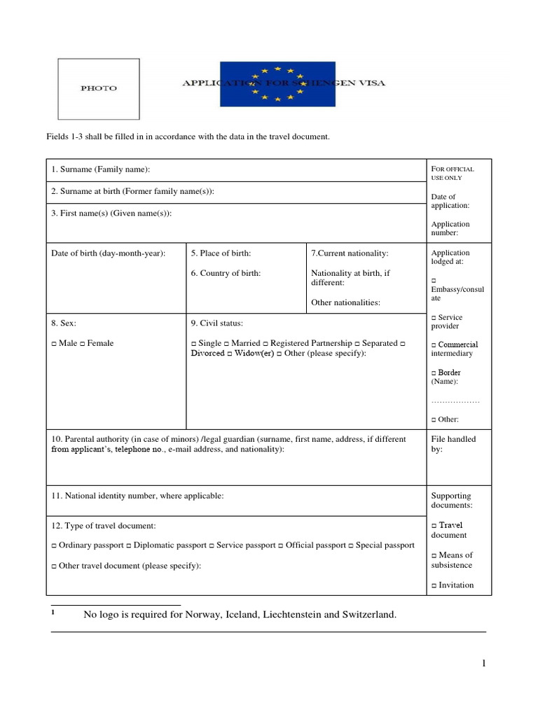 Poland Visa Application Form | PDF | Travel Visa | Government And Personhood