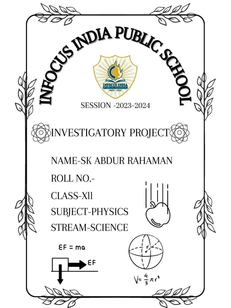 Sk Abdur Rahaman | PDF | Electric Charge | Force