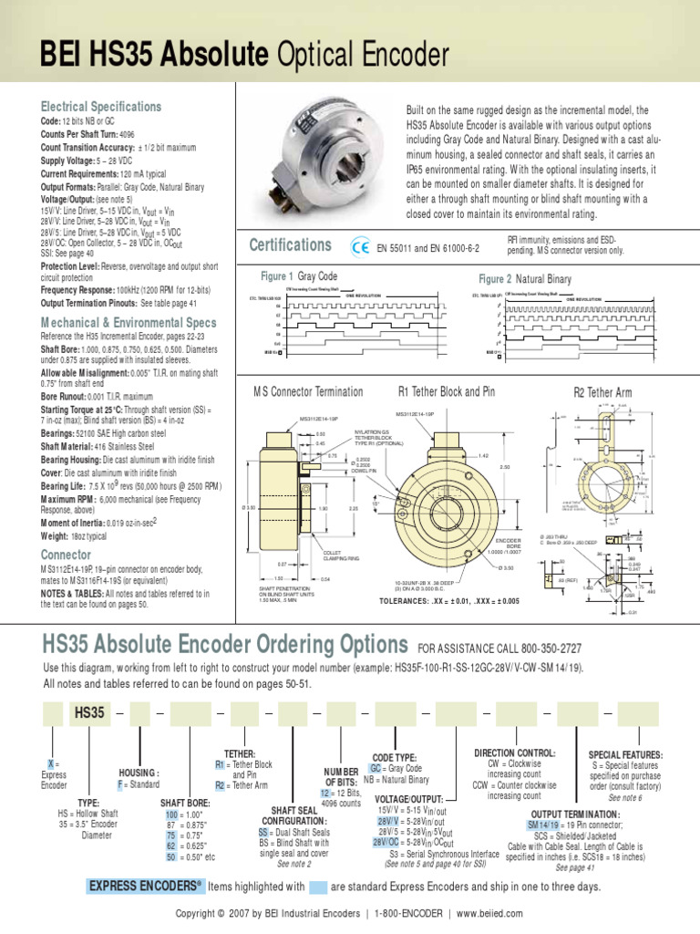 HS35_Absolute_Encoder | PDF | Computer Engineering | Electrical Engineering